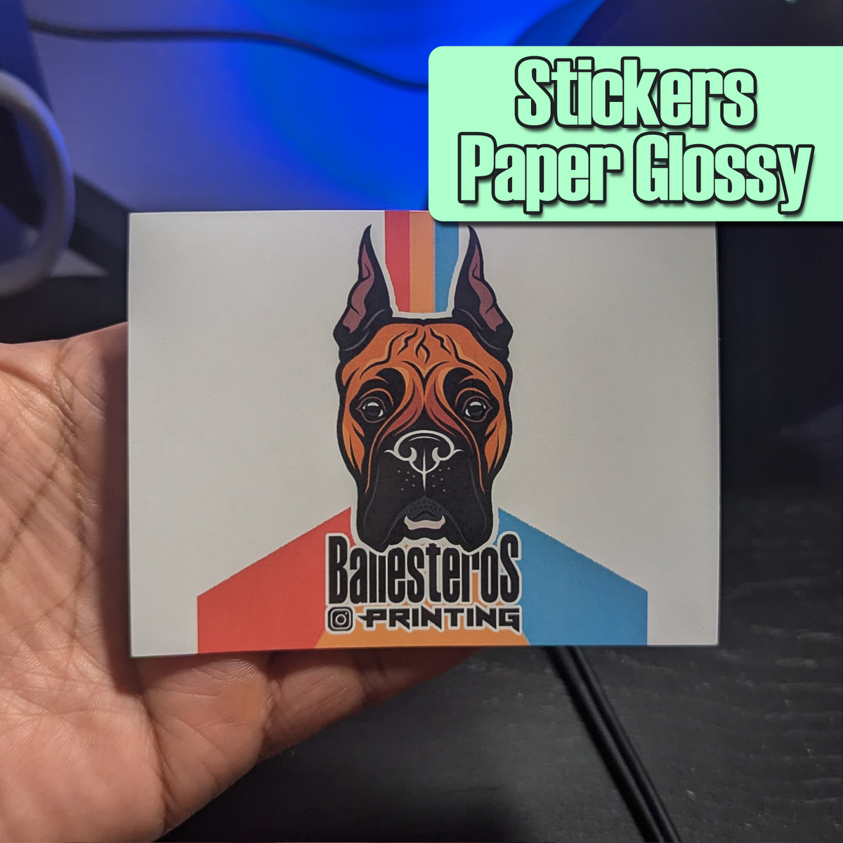 3"x2" Rectangular Custom Stickers Paper Glossy - Free Shipping ...